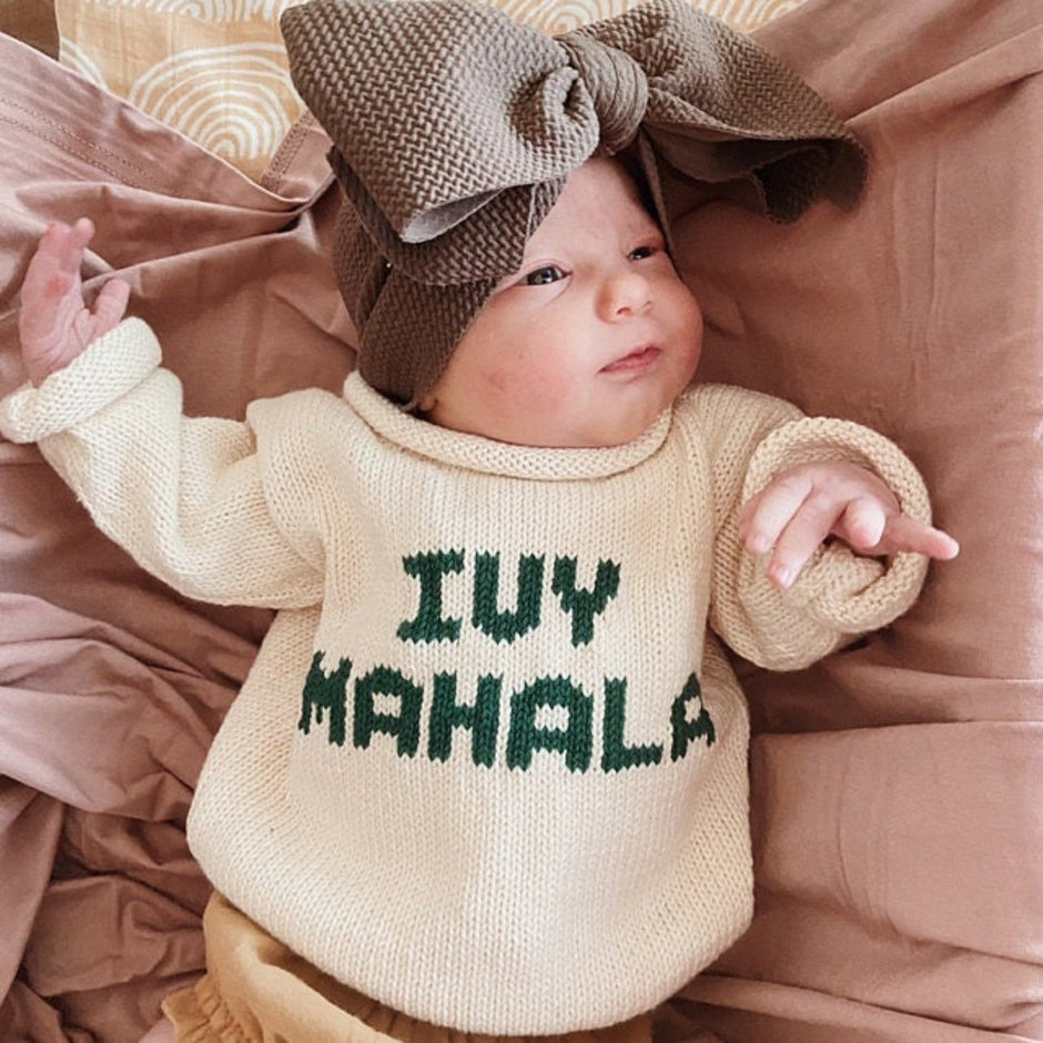 Buy Baby Name Sweater Online | Custom Knits for Babies | Baby Gifts ...